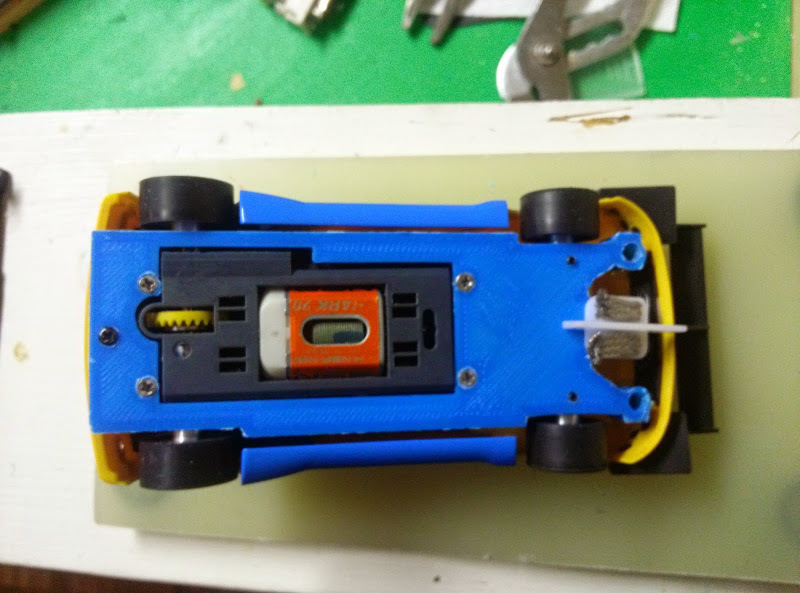 Free 3D file spirit peugeot 205 1/32 scale slot car chassis to slot.it ...